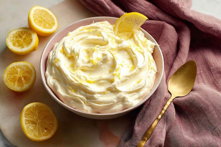 Lemon Cream Cheese Frosting: Quick & Silky Dessert Topping ...
