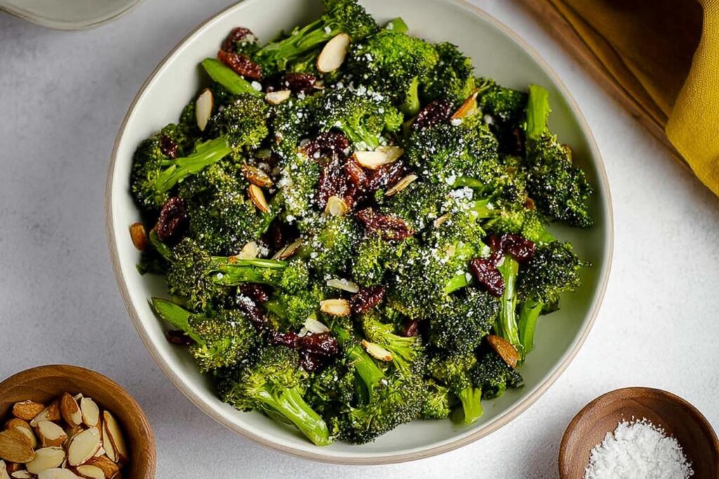 Roasted Broccoli Salad – Easy & Healthy Recipe - abbysrecipes.com