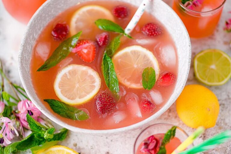 Easter Punch Recipe: Fruity Spring Drink - abbysrecipes.com