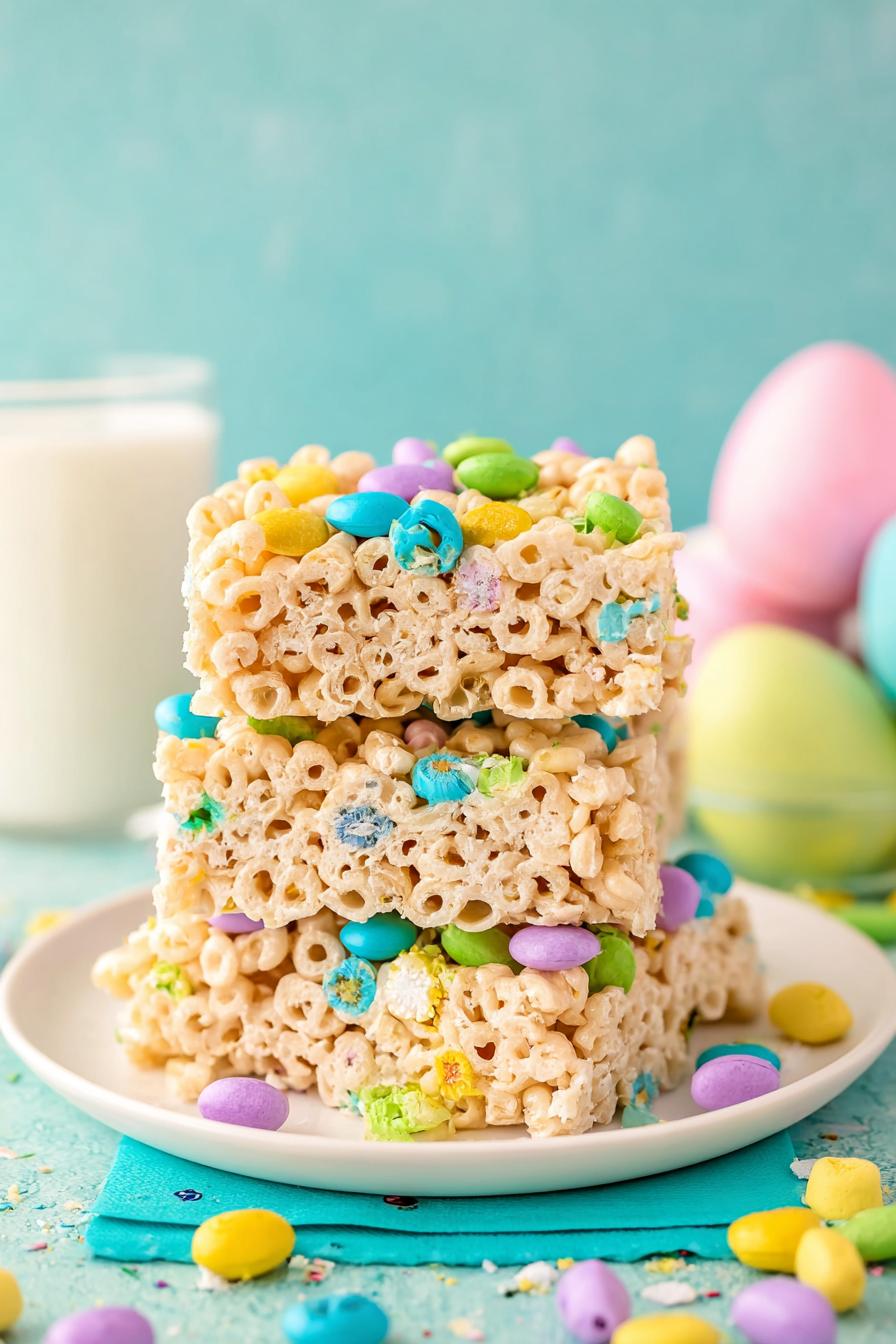 Easter Rice Krispie Treats Recipe - abbysrecipes.com